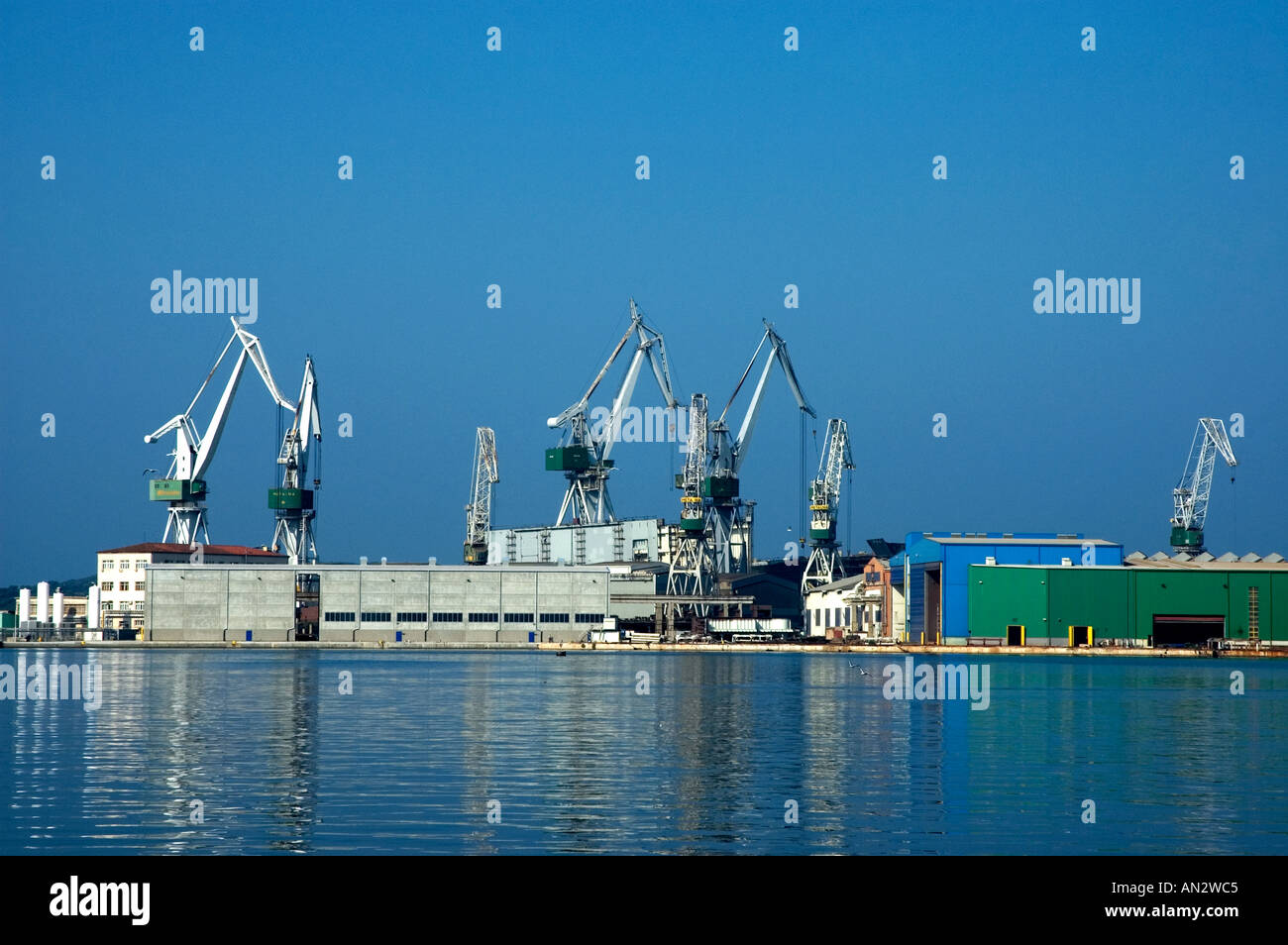 Crane cranes dock docks navy navigation naval harbour port export hi ...