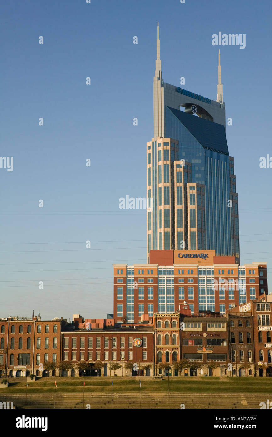 USA, Tennessee, Nashville: Downtown & Bell South Tower Stock Photo - Alamy