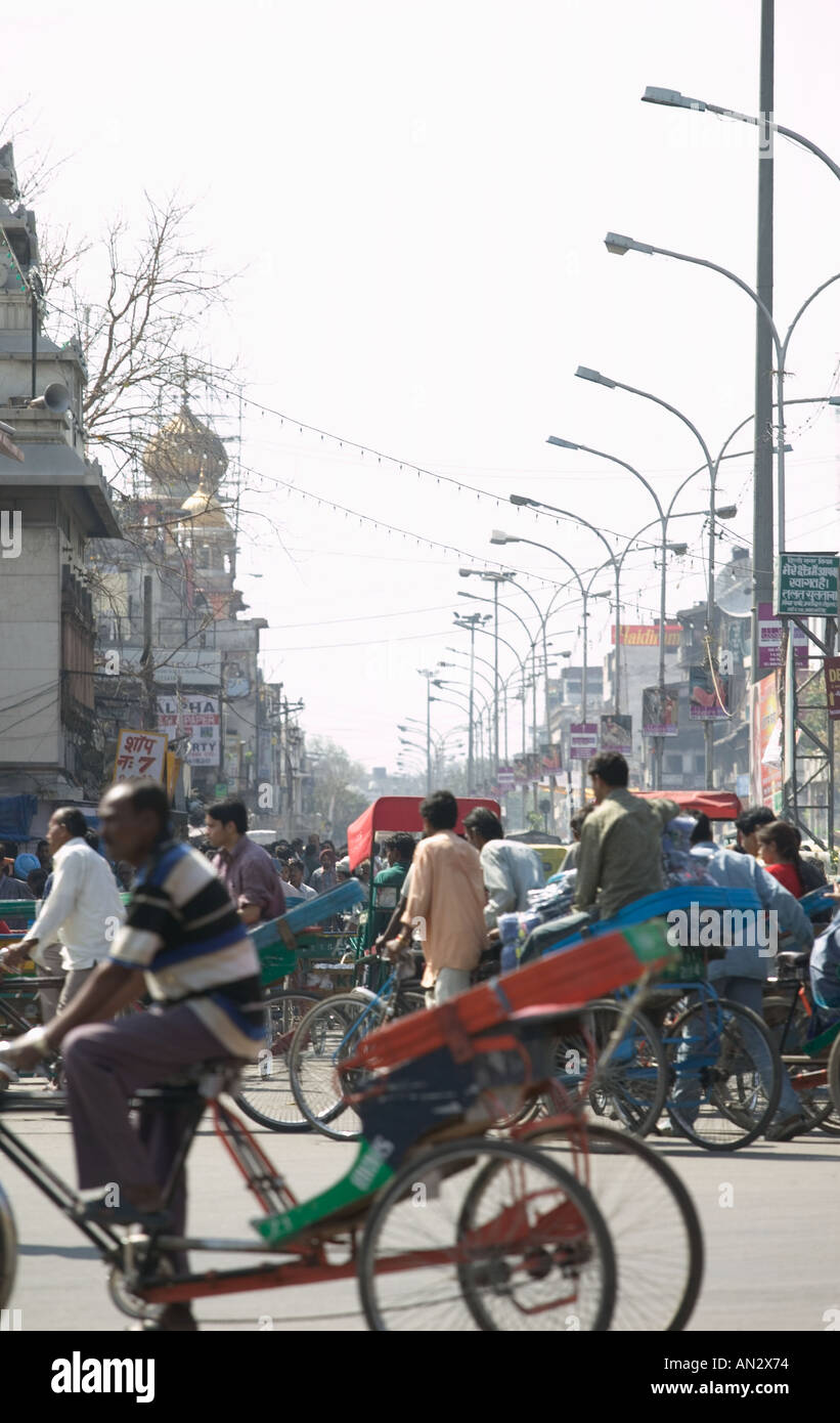 Street Scene in Old Delhi, Delhi, India Stock Photo - Alamy