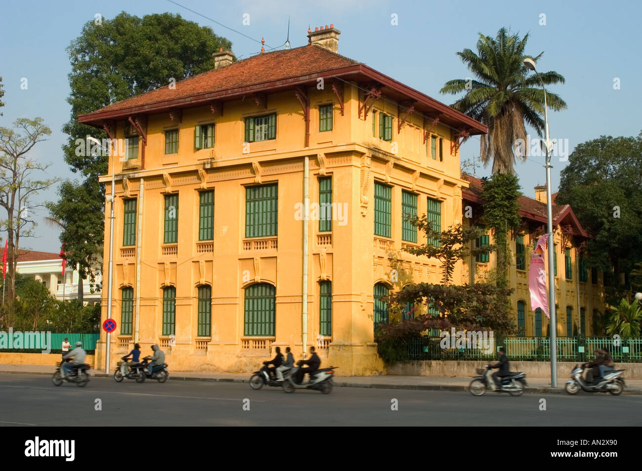 colonial building French Quarter Hanoi Northern Vietnam Stock Photo - Alamy