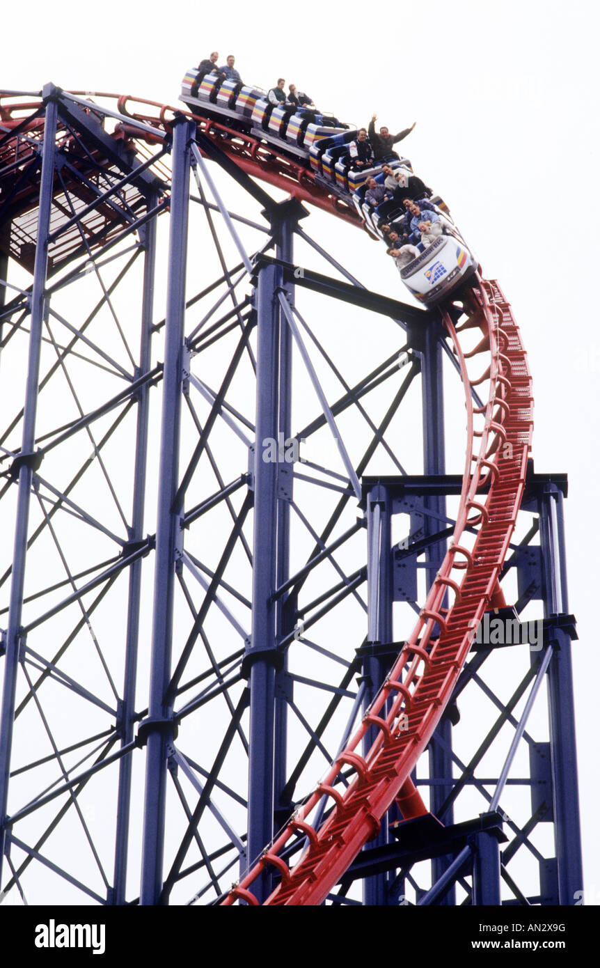 Blackpool Pleasure Beach The Big One Roller Coaster amusement ...
