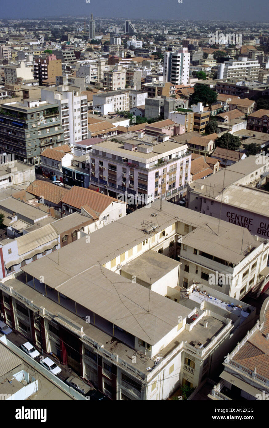 Dakar Senegal downtown skyline overview Stock Photo - Alamy