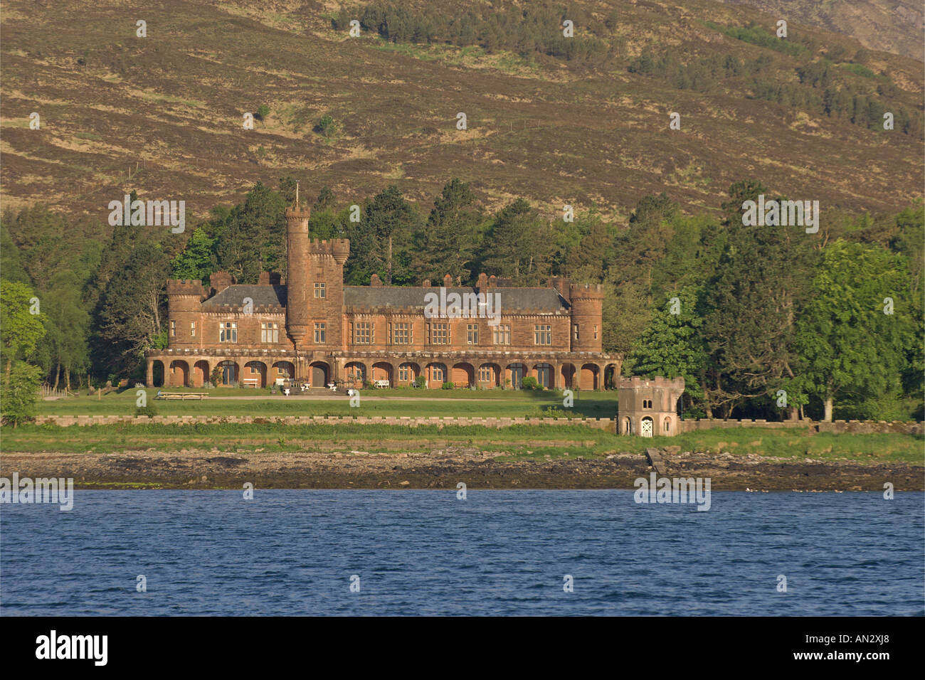 Kinloch Castle Isle of Rum Small Isles Scotland June 2006 Stock Photo ...