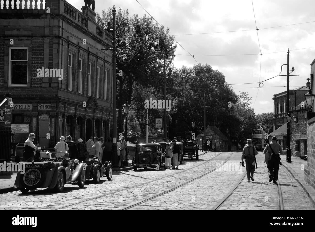 Crich tramway village derbyshire england hi-res stock photography and ...