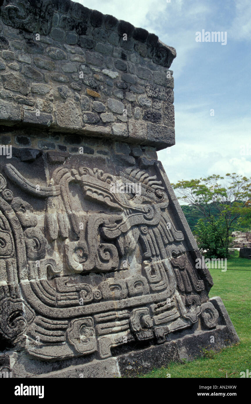 Pyramid of the Feathered Serpent at the ruins of Xochicalco near ...
