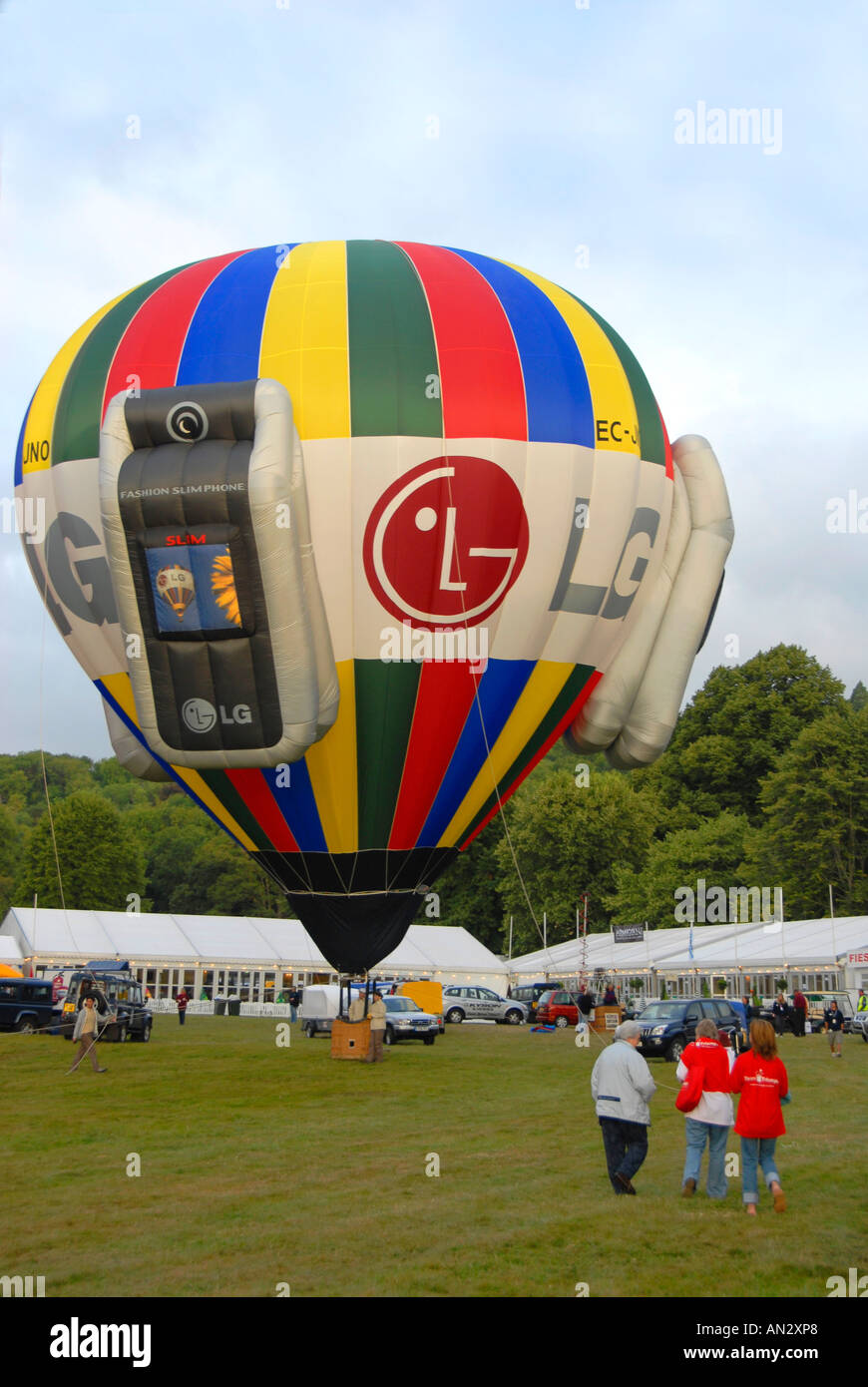 Hot Air Balloon displayed at the International Balloon Fiesta, Bristol ...