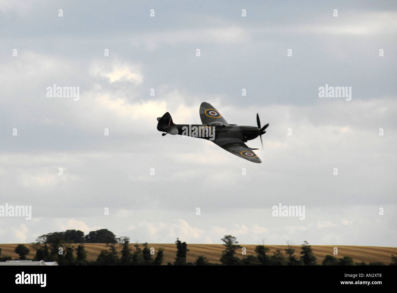 Pilot in spitfire cockpit hi-res stock photography and images - Alamy