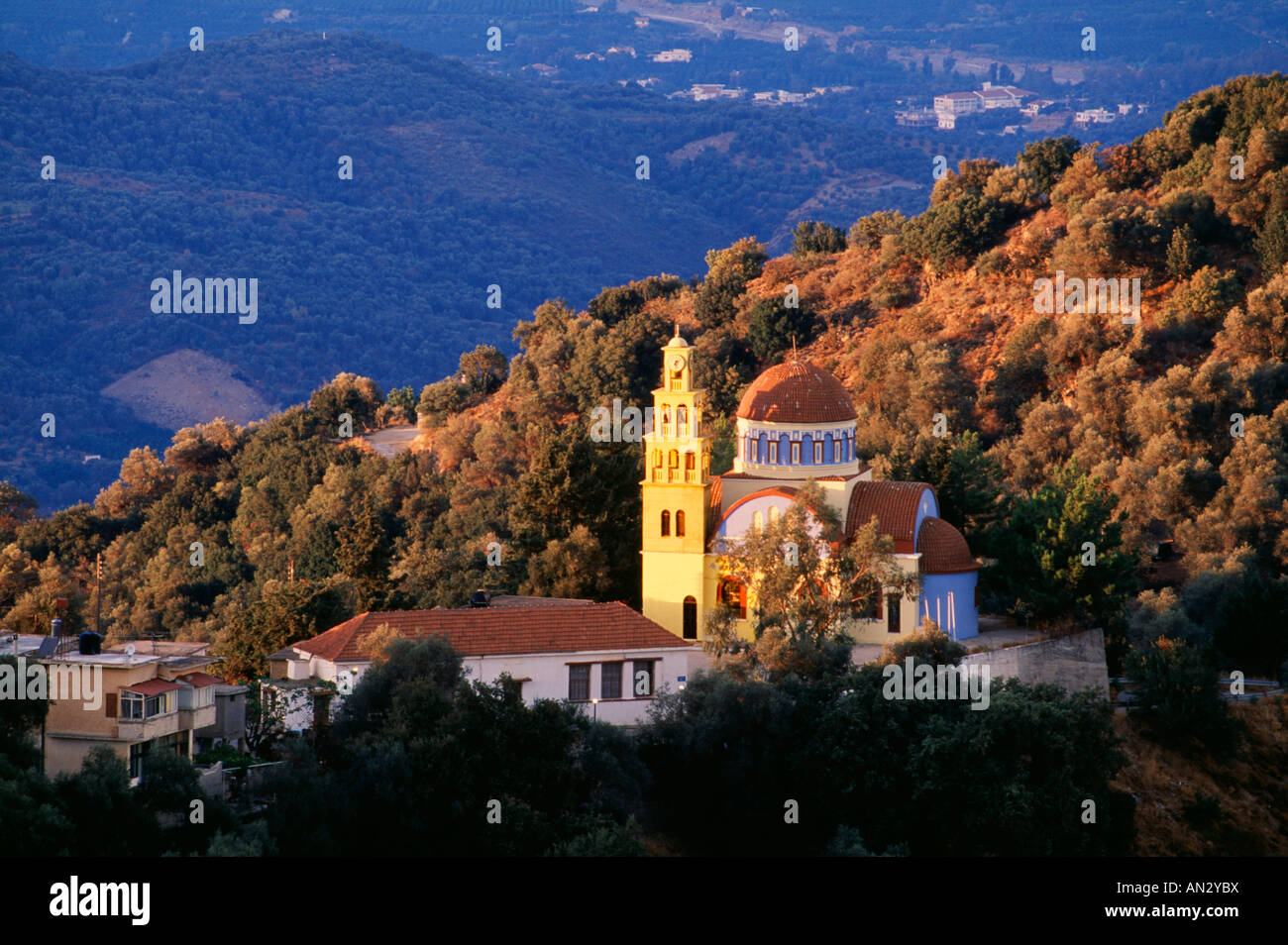 A church in Karanos, Crete, Greece Stock Photo - Alamy