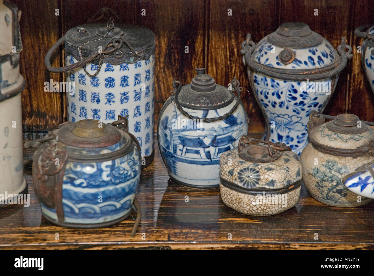 A collection of antique Asian opium pipes Stock Photo - Alamy