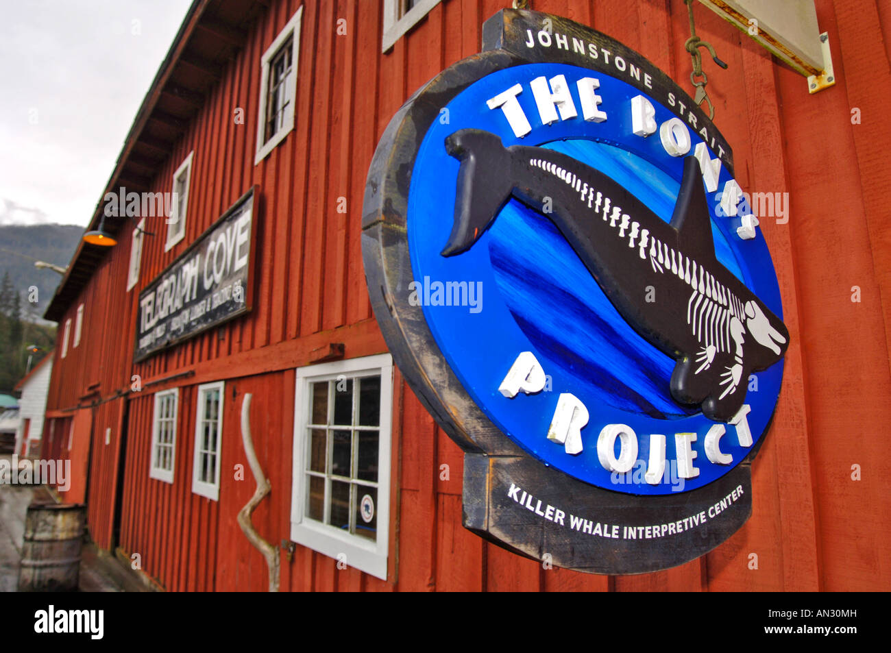 Telegraph Cove Vancouver Island BC British Columbia Canada Stock Photo ...