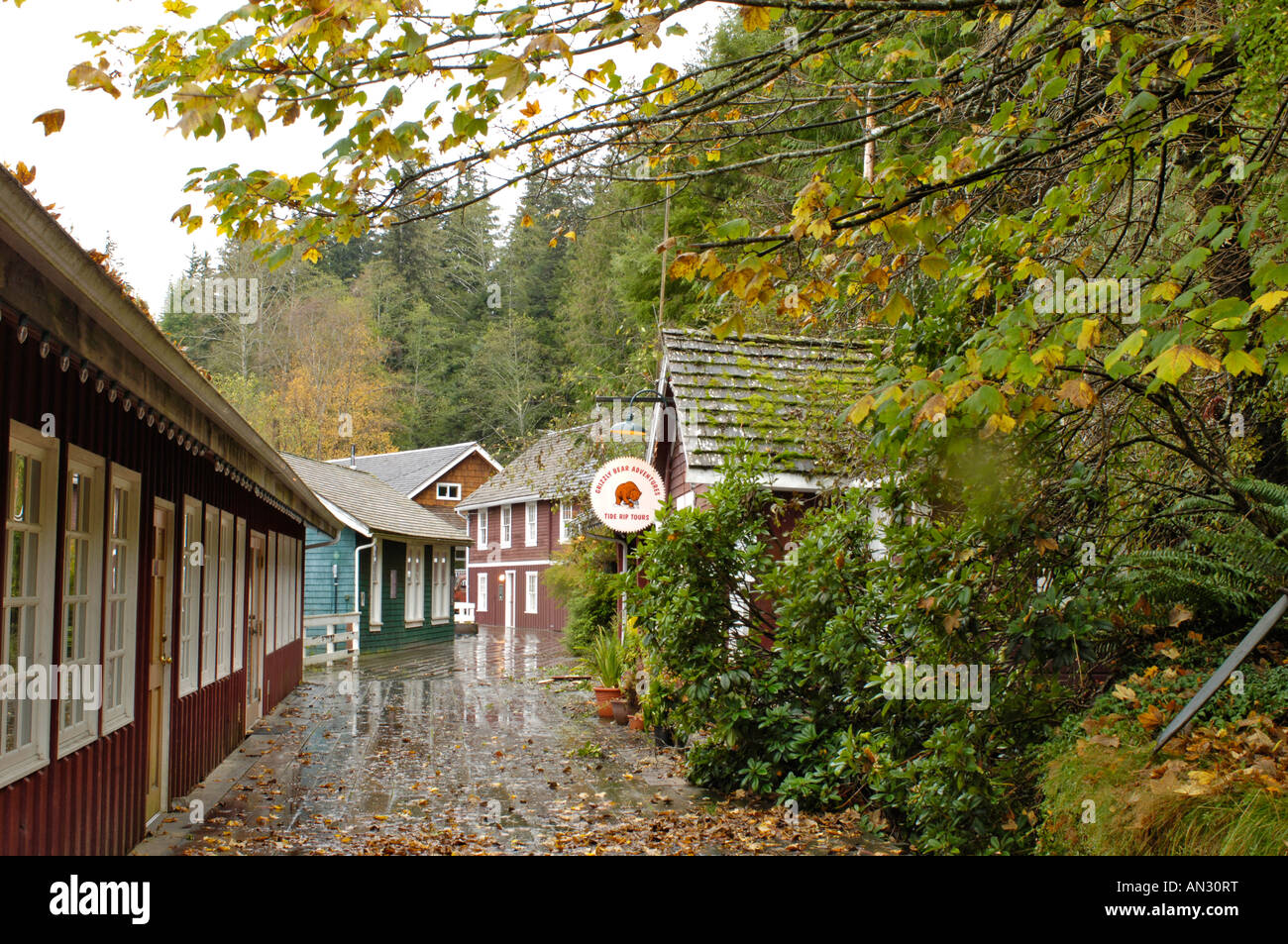 Telegraph Cove Vancouver Island BC British Columbia Canada Stock Photo ...