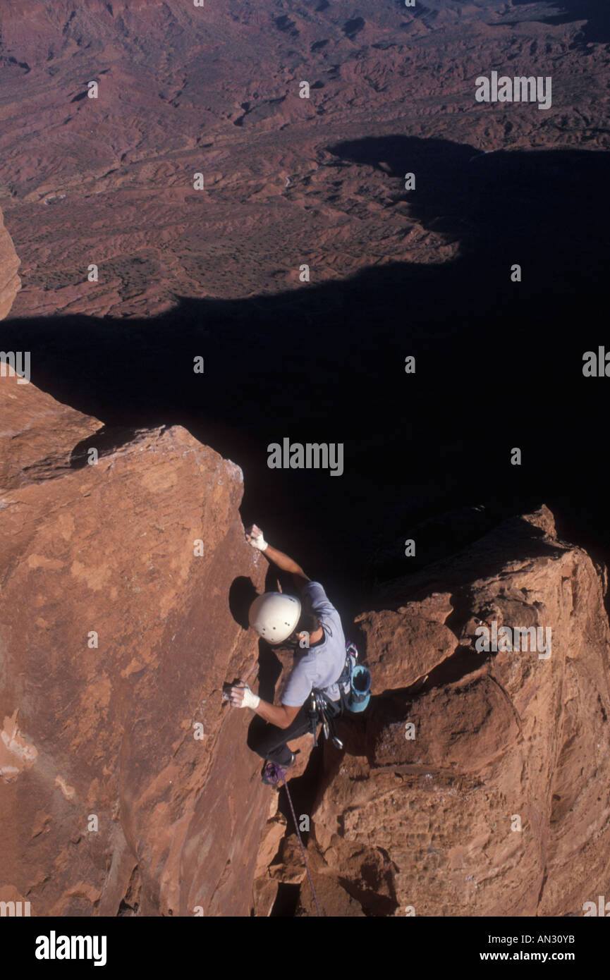 Climber grabbing rock hi-res stock photography and images - Alamy