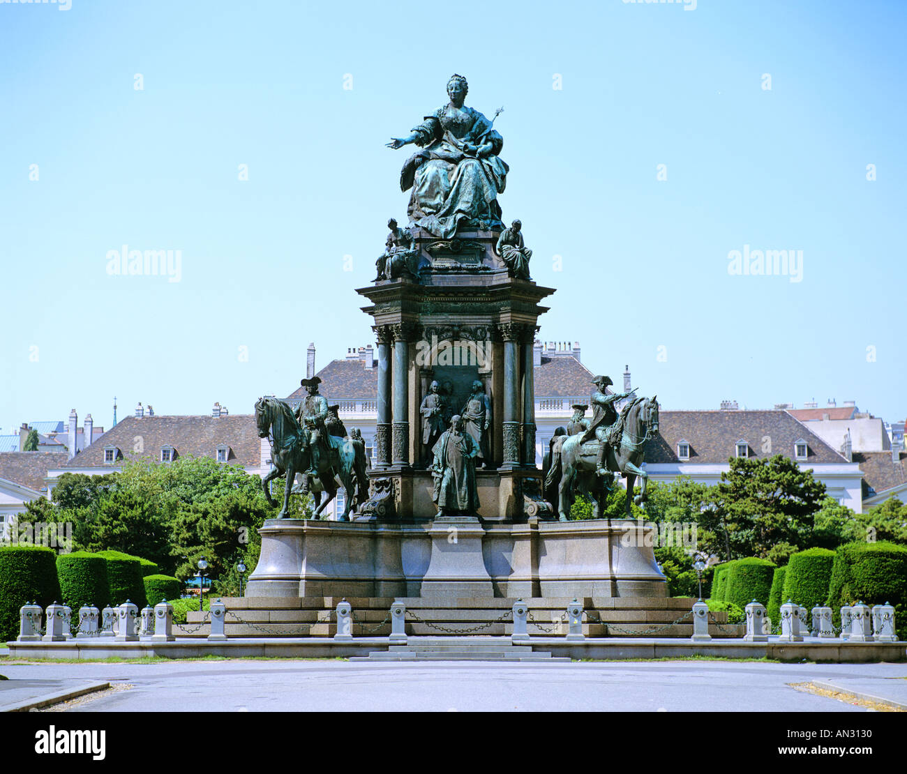 Maria Theresia Statue Vienna Austria Stock Photo - Alamy