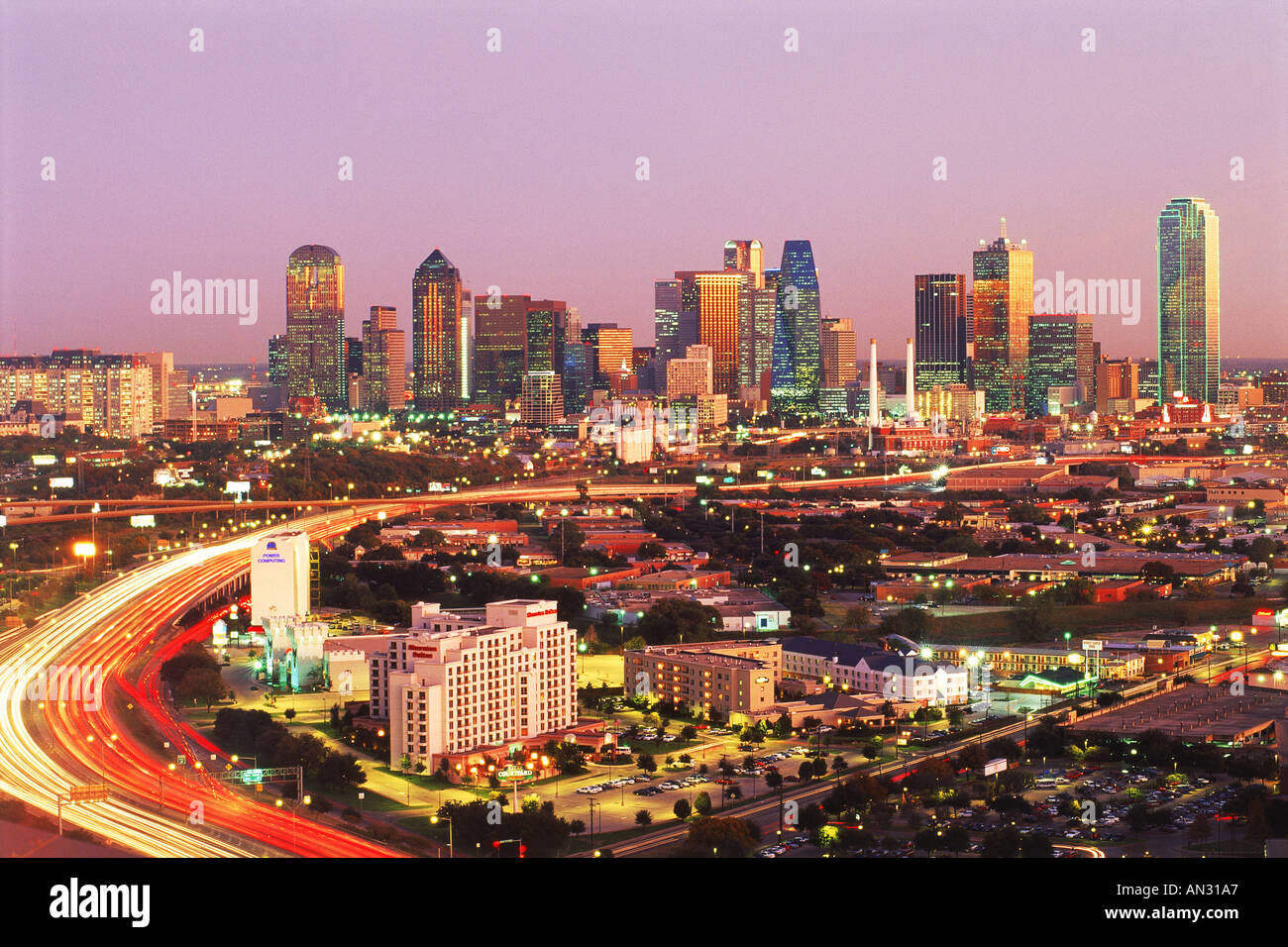 Aerial dallas highway united states hi-res stock photography and images ...