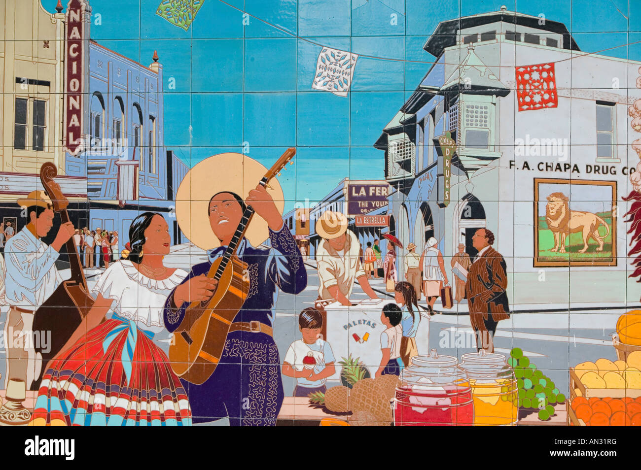 USA, TEXAS, San Antonio: Market Square Mexican Marketplace, Mexican ...