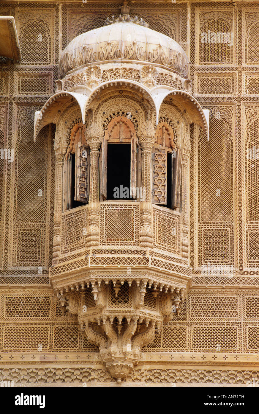Detail of window, Patwon ki Haveli, Rajasthan, India Stock Photo - Alamy
