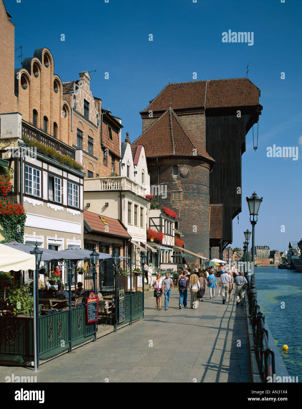 Gdansk poland outdoor cafes hi-res stock photography and images - Alamy