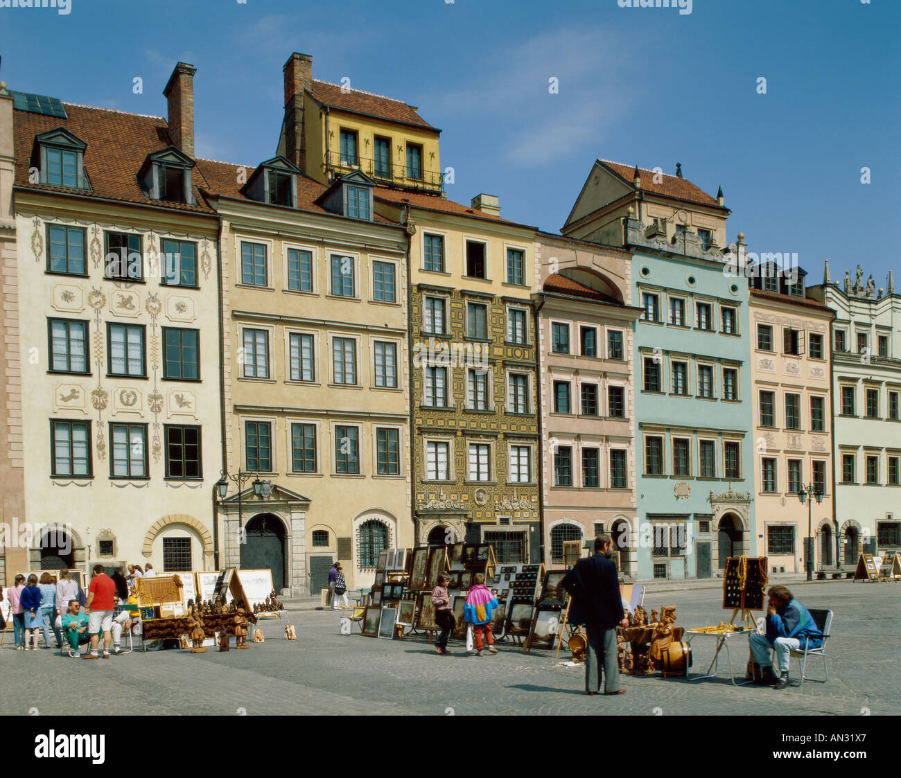 Old Town Square, Warsaw, Poland Stock Photo - Alamy