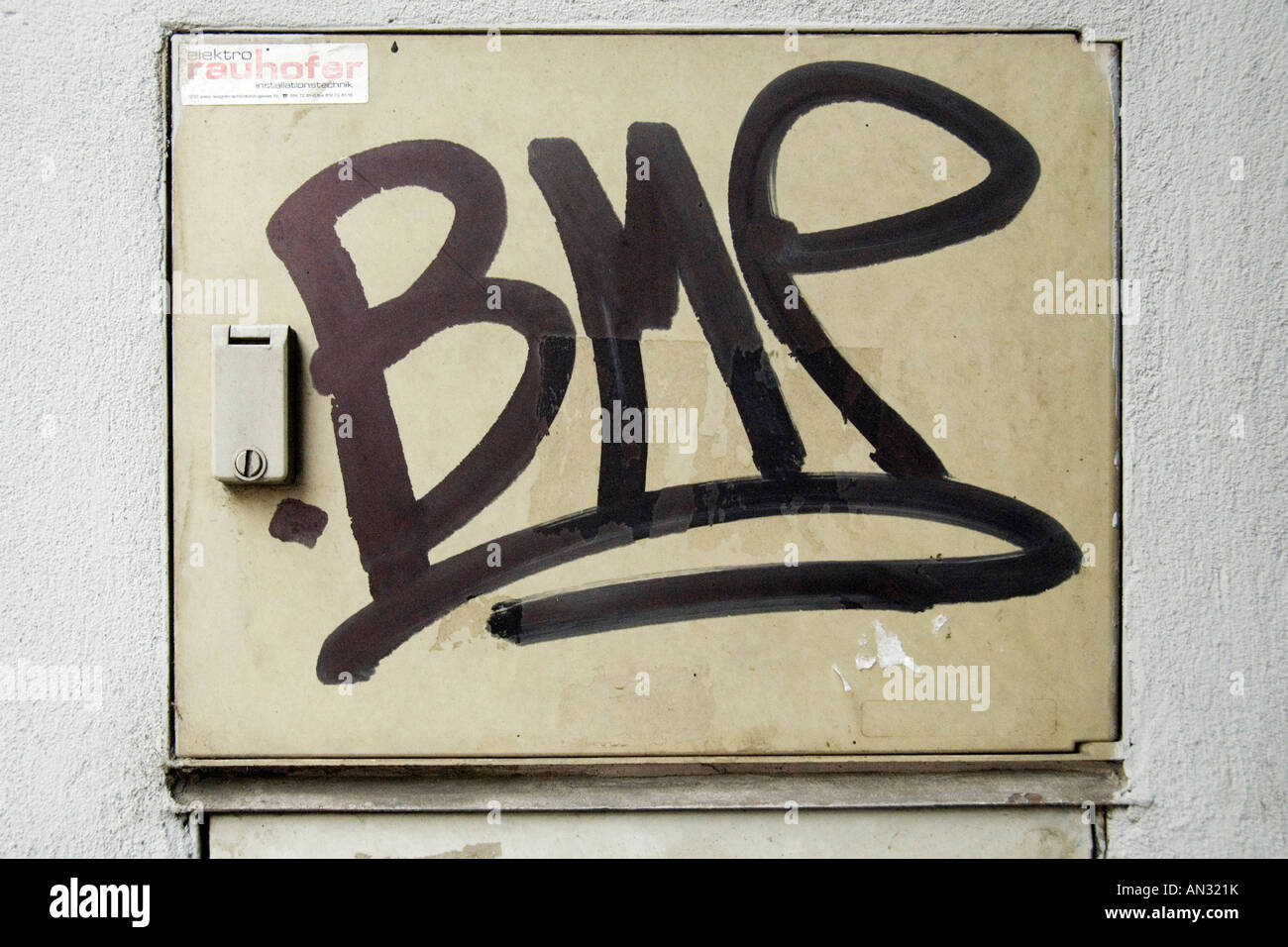 Graffiti in Taborstrasse, Vienna, Austria Stock Photo - Alamy