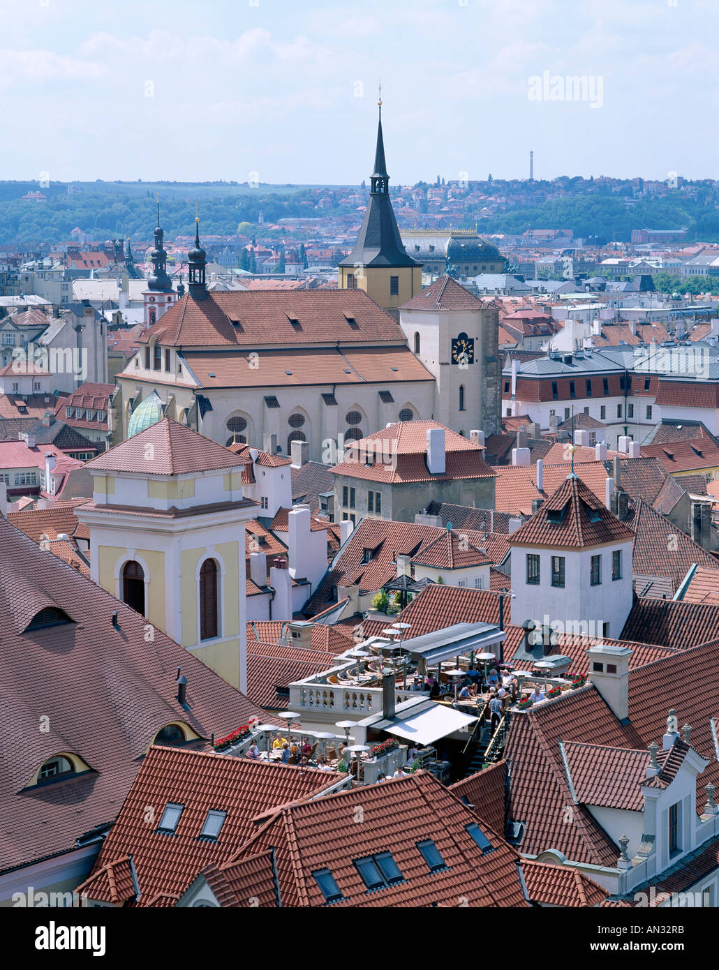 The Old Town Rooftops & Rooftop Restaurant, Prague, Czech Republic ...