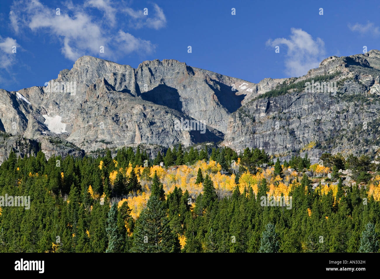 Fall colors in Rocky mountains national park, Colorado Stock Photo - Alamy