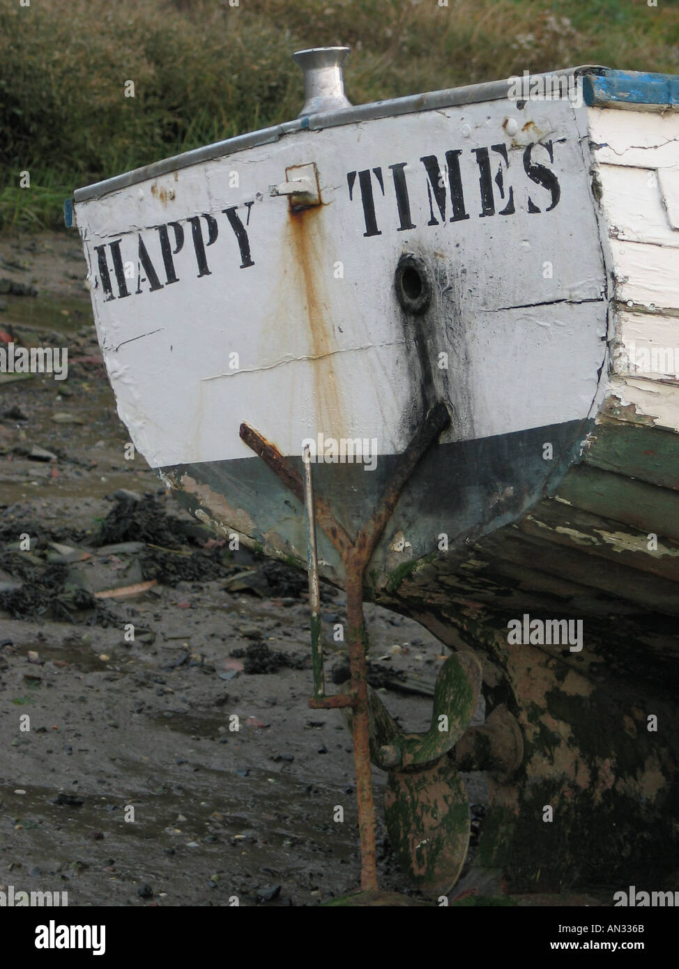 Happy Times Boat Stock Photo - Alamy