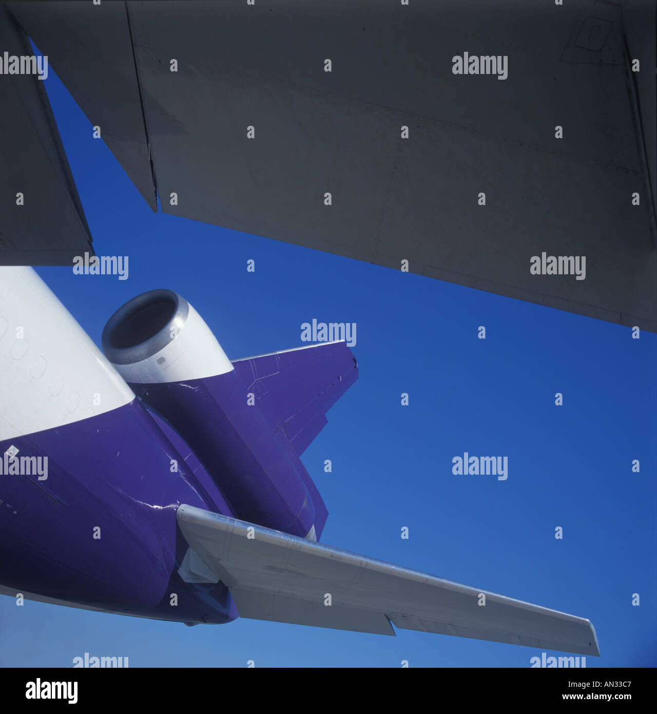 Jet Plane Detail Stock Photo - Alamy