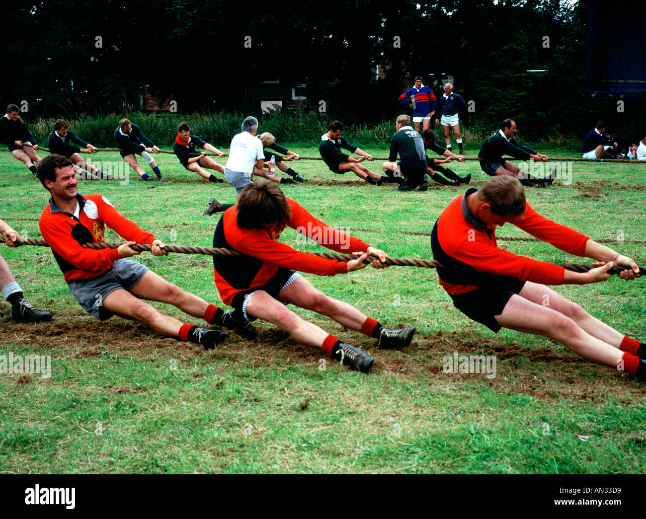 Tug of war competition Stock Photo - Alamy