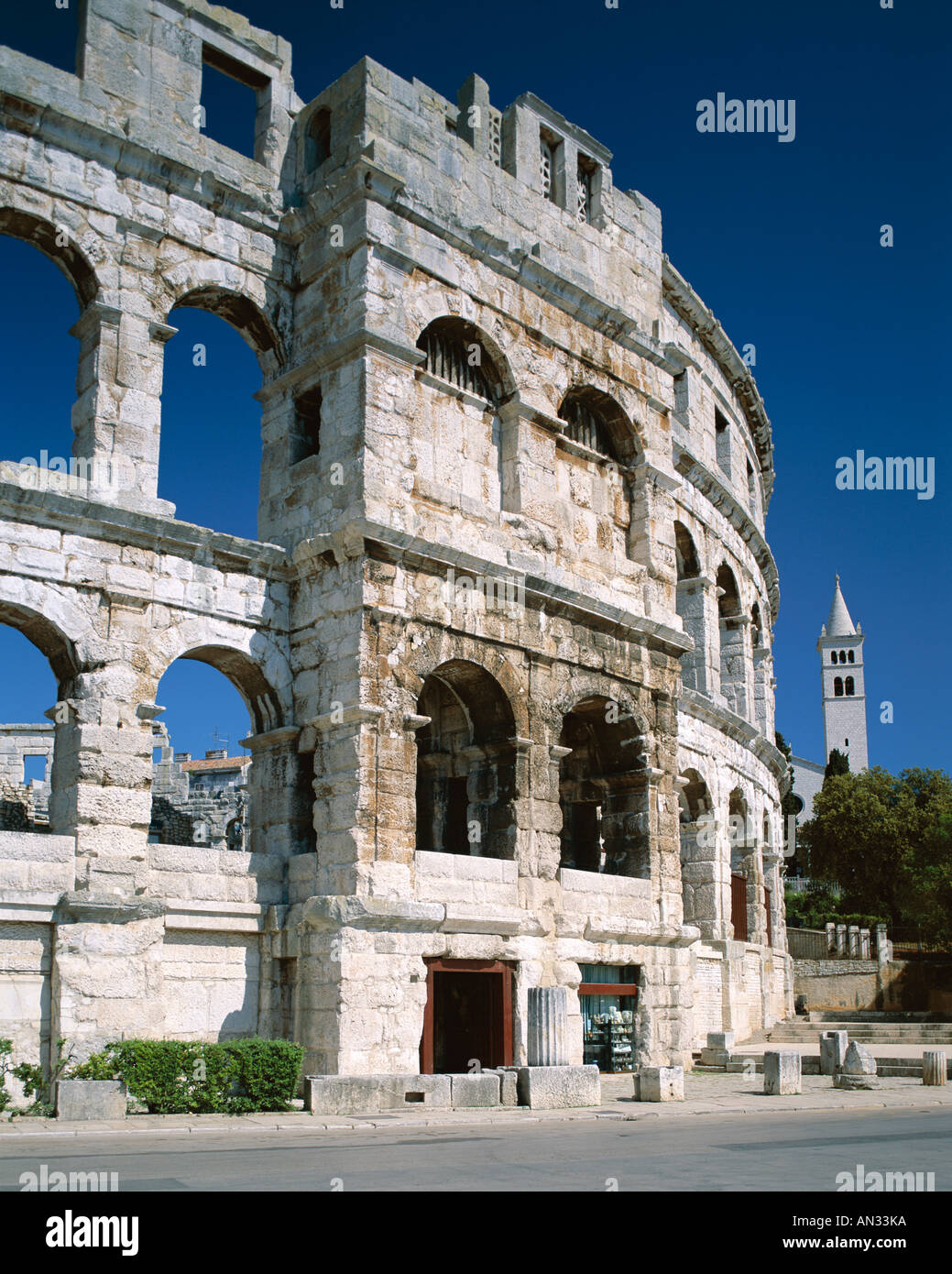 Roman Amphitheatre, Pula, Istria Region, Croatia Stock Photo - Alamy