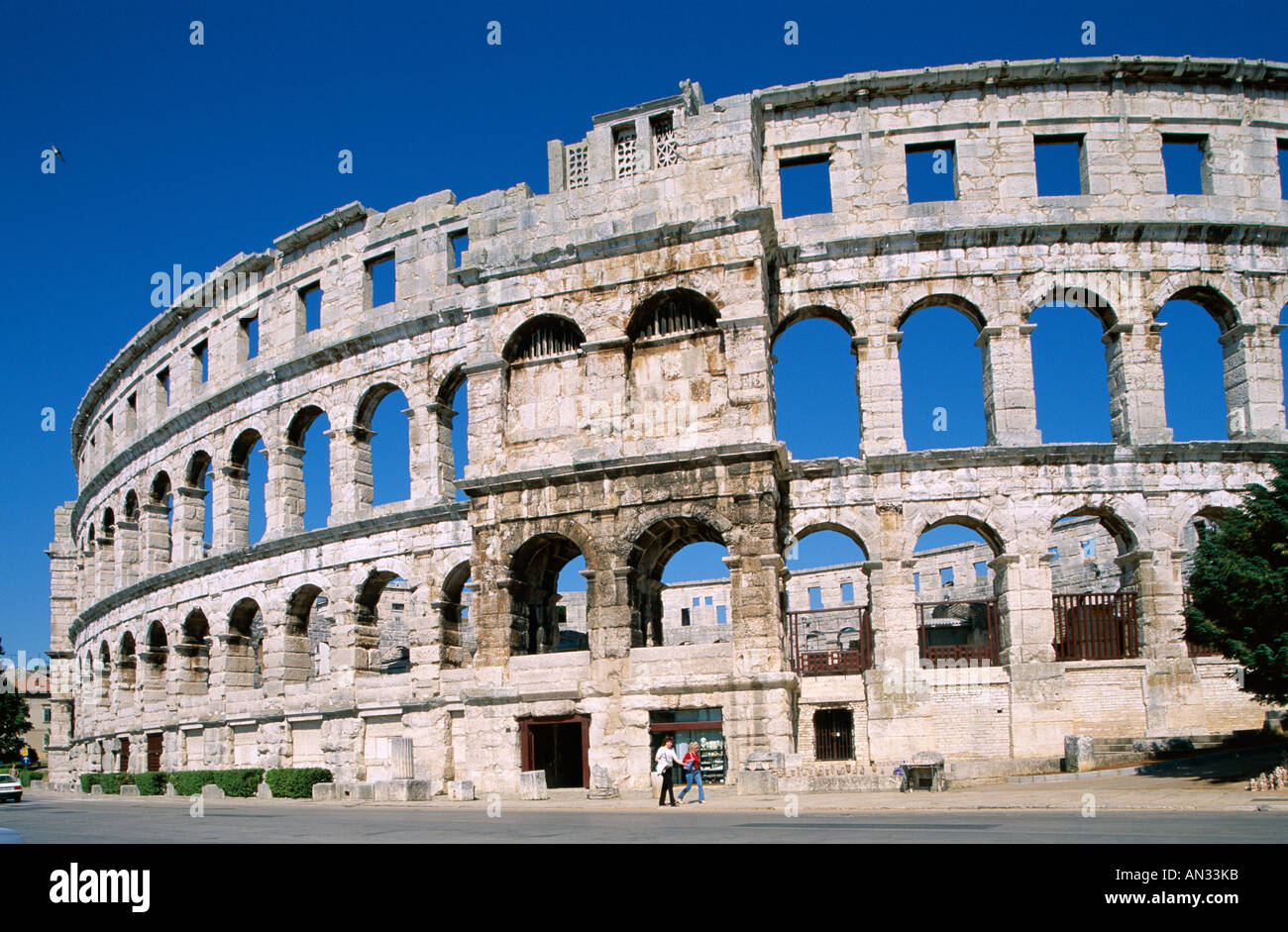 Roman Amphitheatre, Pula, Istria Region, Croatia Stock Photo - Alamy