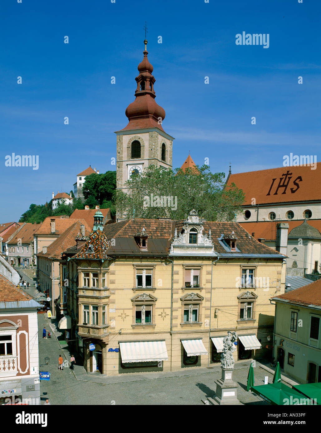 Town Centre, Ptuj, Stajerska, Slovenia Stock Photo - Alamy