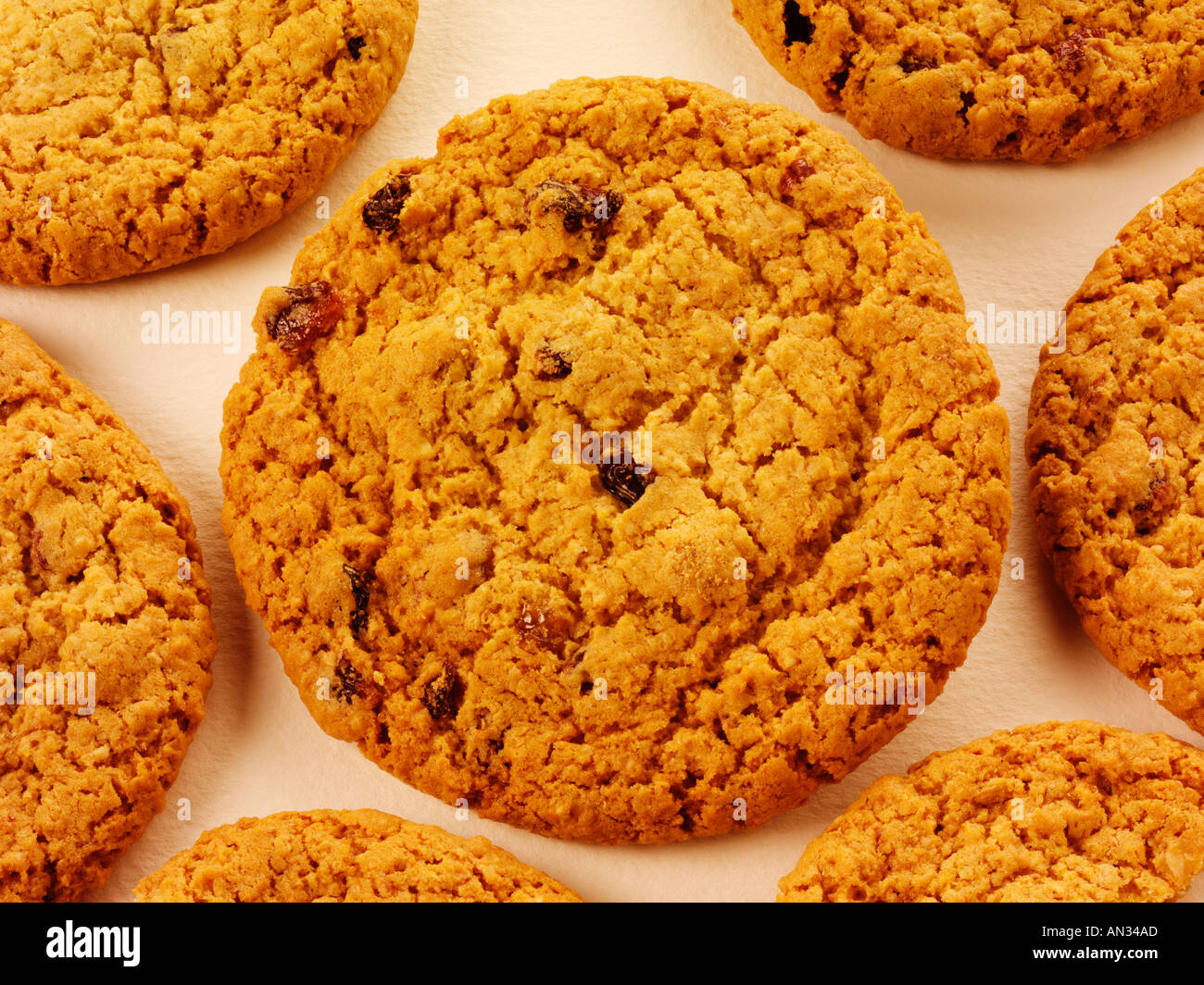OATMEAL COOKIES BISCUITS Stock Photo - Alamy