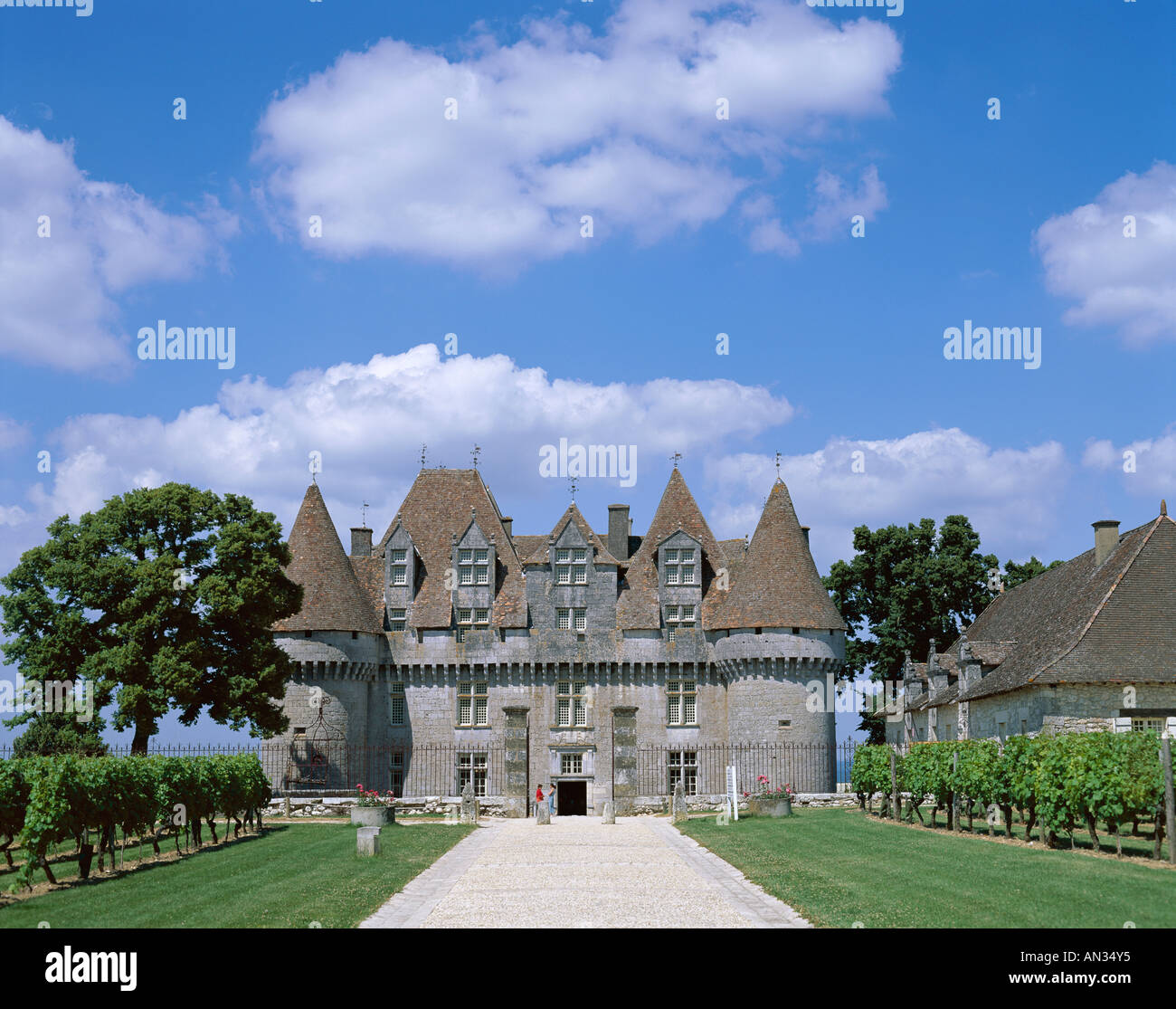 Monbazillac Castle (Chateau de Monbazillac), Monbazillac, Bordeaux ...