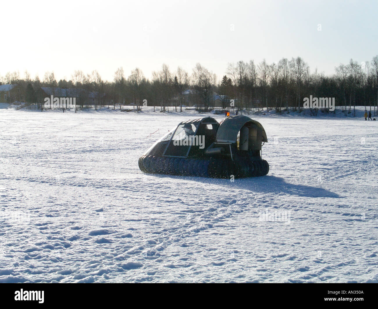hovercraft on snow Stock Photo - Alamy