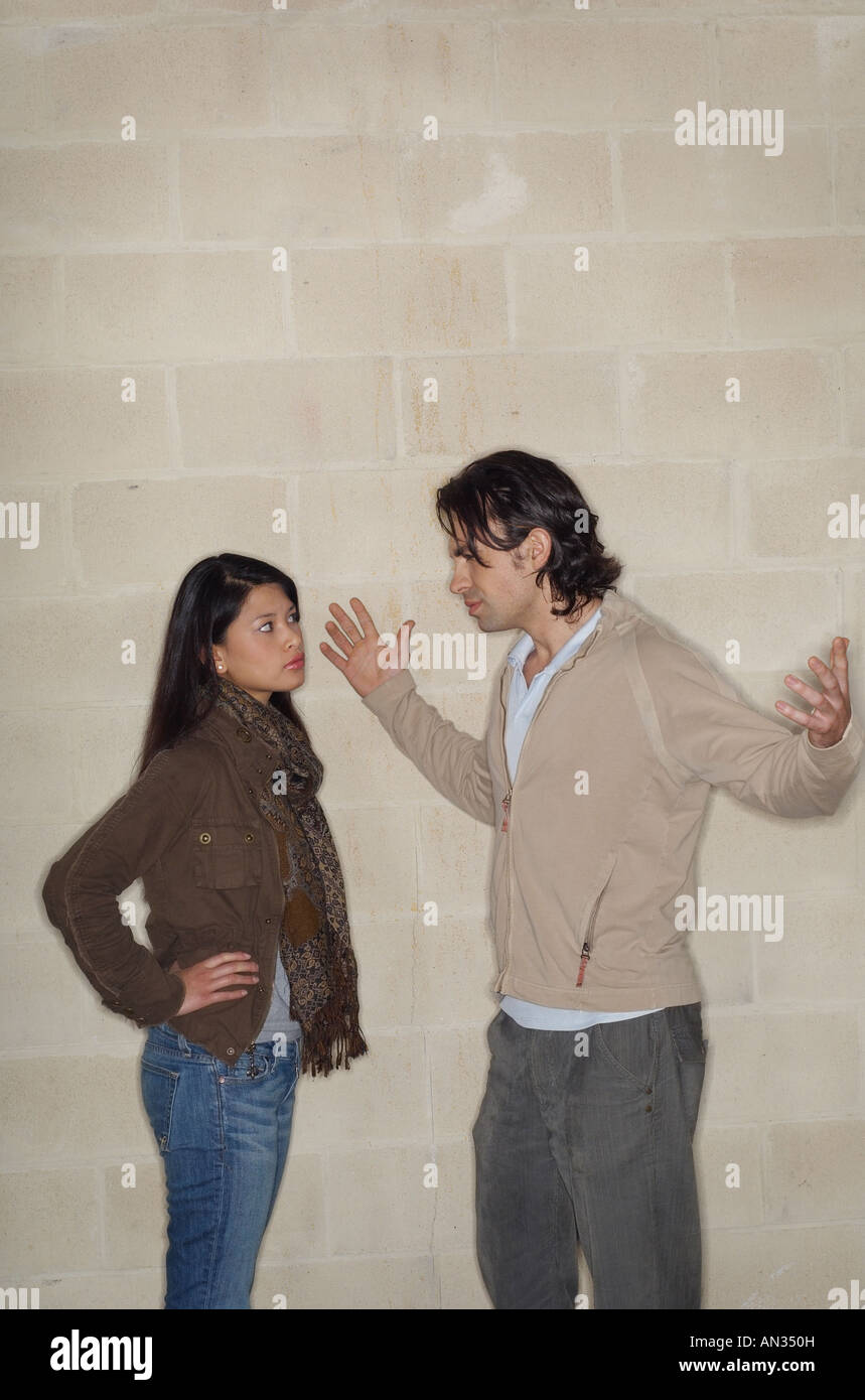 Three young men arguing hi-res stock photography and images - Alamy