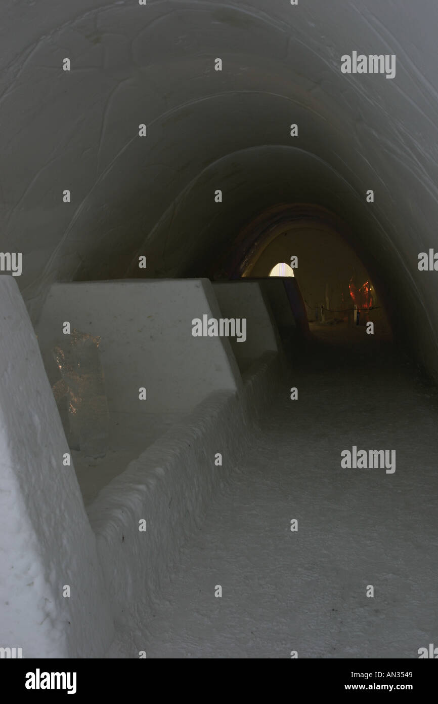 interior at the Snow castle Stock Photo - Alamy