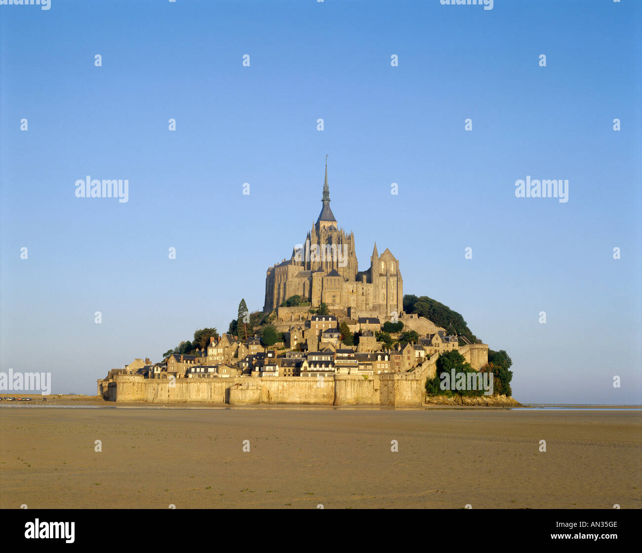 Mont-St.-Michel (Abbaye de Mont-St.-Michel), Mont-St.-Michel, Normandy ...