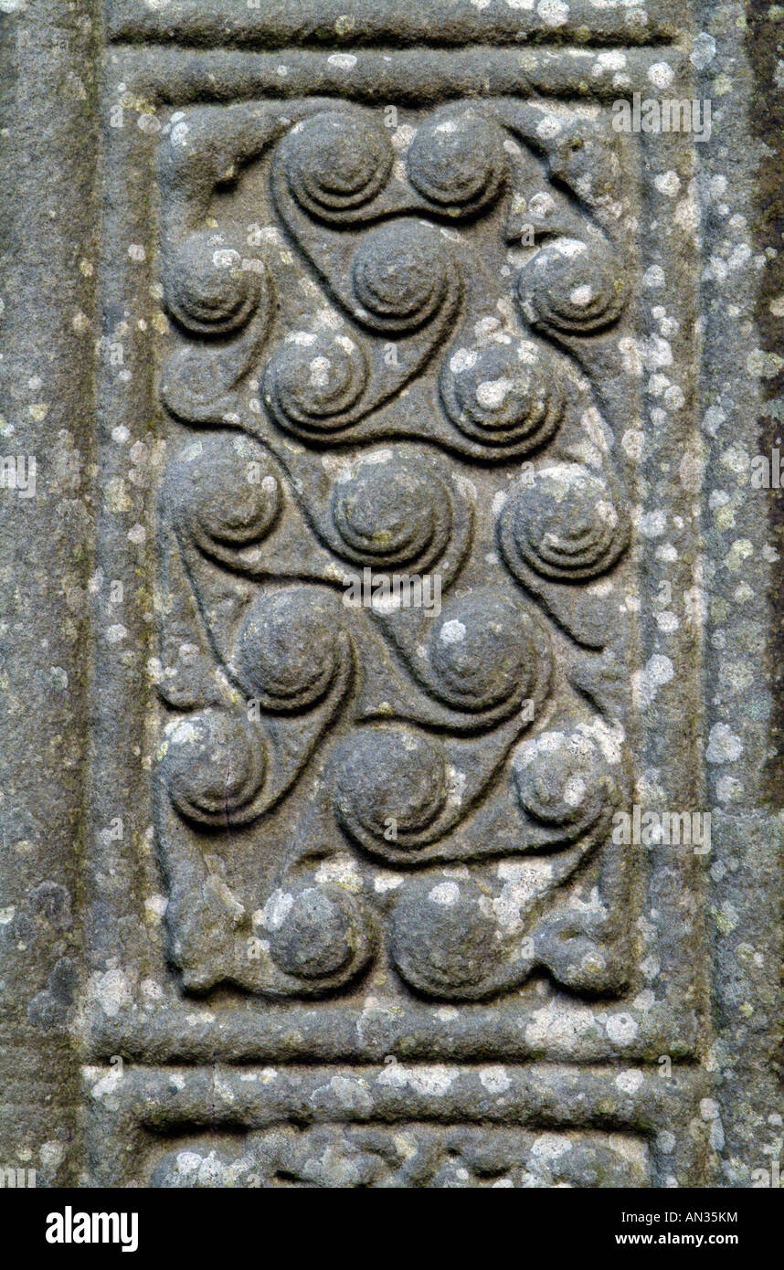 Panel detail taken from the Cross of Muiredach a famous 10th century ...