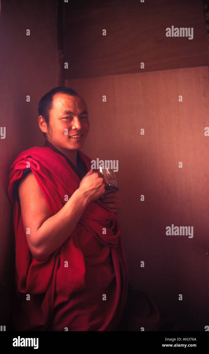 Tibetan Monks of the Yellow Hat Sect in the Labrang Monastery, Xiahe ...