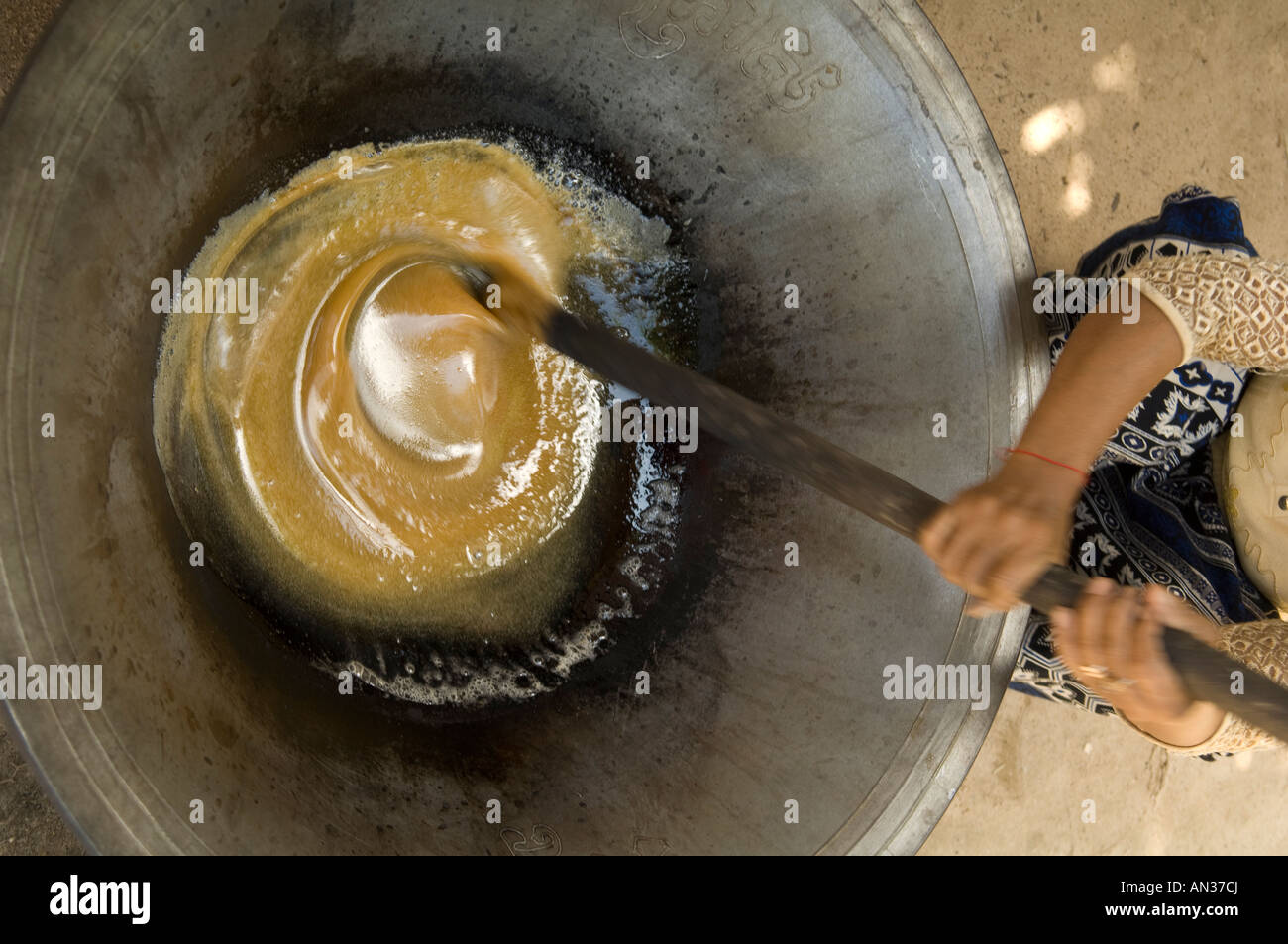 Making candy from palm candy near Siem Reap, Cambodia Stock Photo - Alamy
