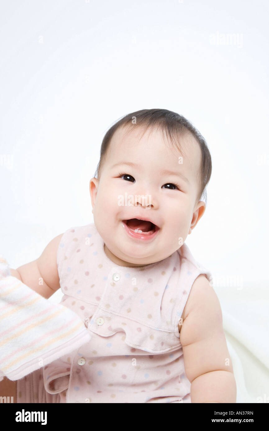 Smiling Japanese baby Stock Photo - Alamy