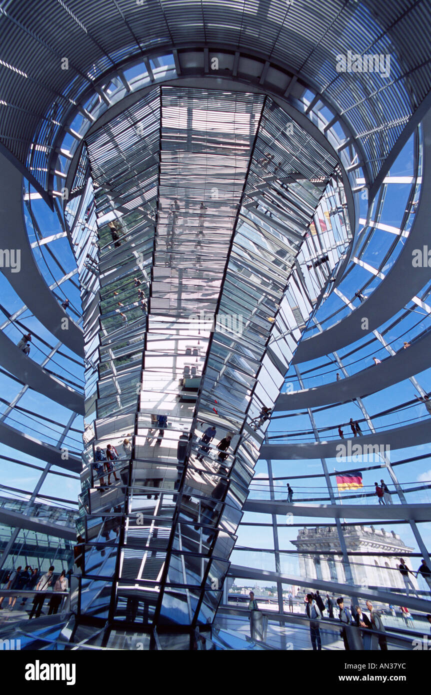 The Reichstag / Parliament Building / The Dome, Berlin, Germany Stock ...