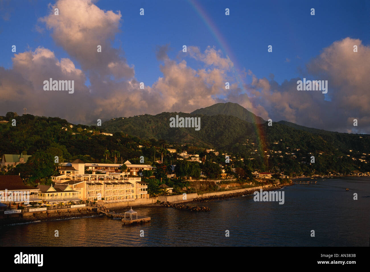 Roseau Dominica Caribbean Stock Photo - Alamy