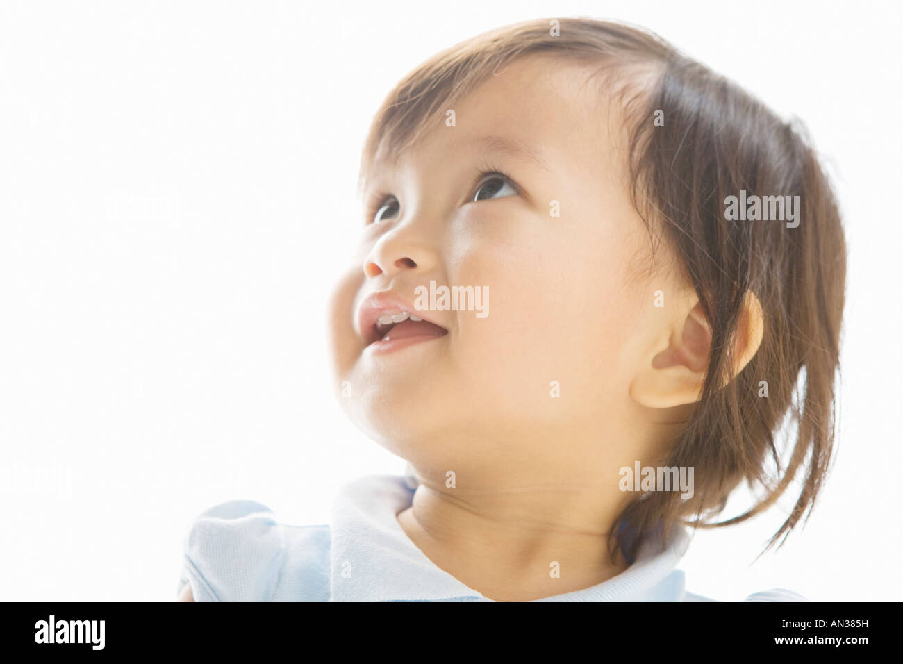 Smiling Japanese infant Stock Photo - Alamy