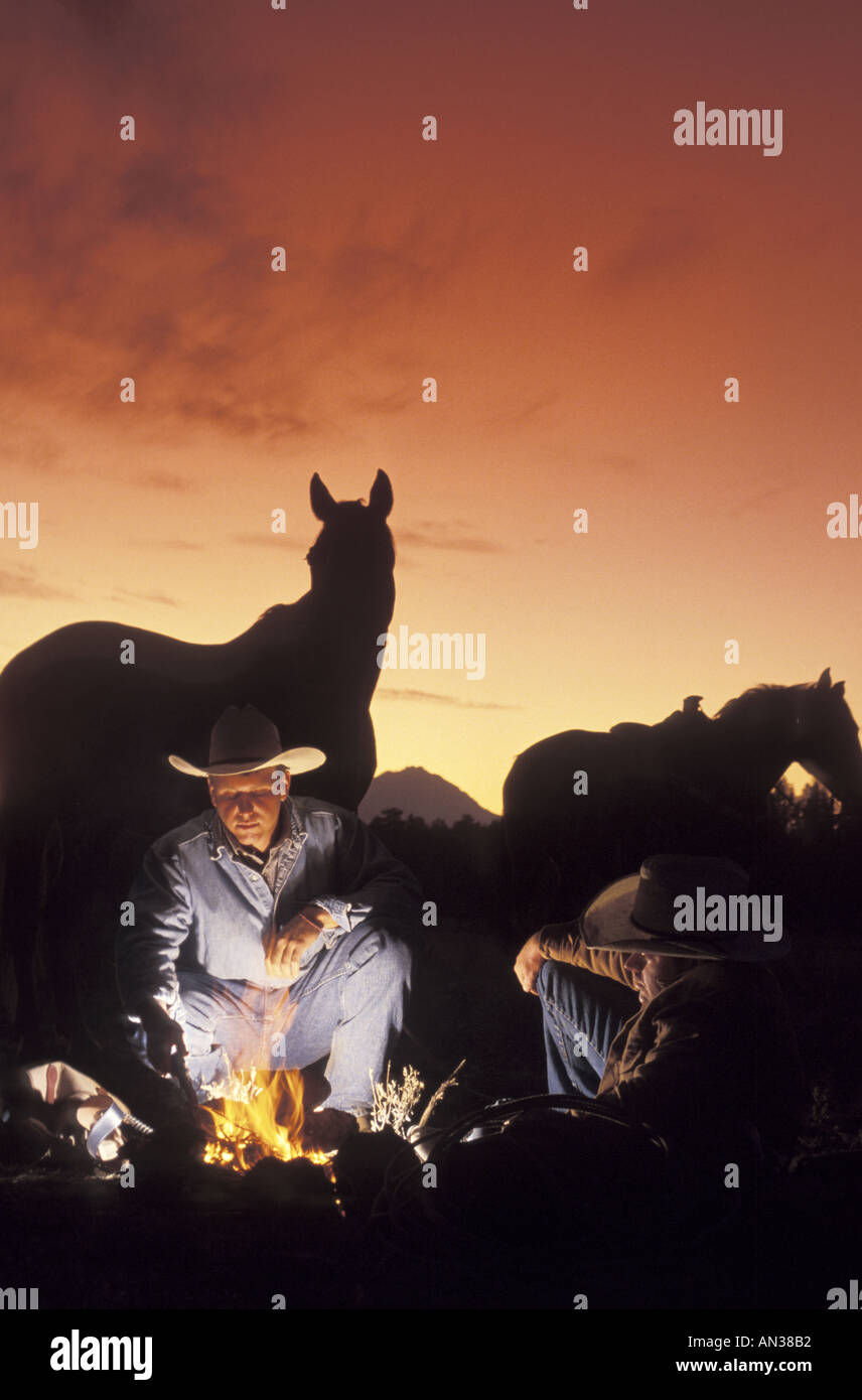 Cowboys Campfire High Resolution Stock Photography and Images - Alamy