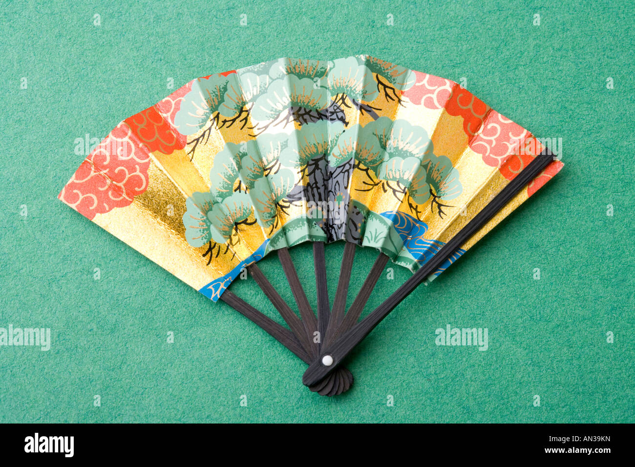Japanese traditional fan Stock Photo - Alamy