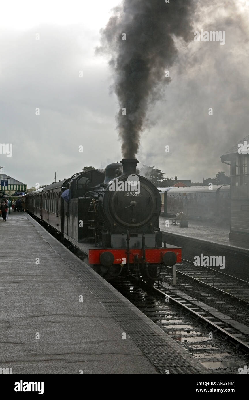 Stean locomotive British Rail number 69621 0-6-2 tank engine Stock ...