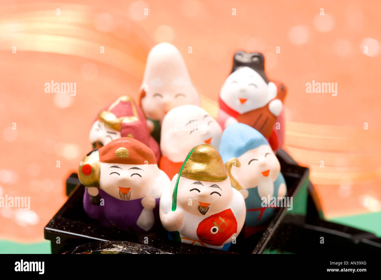 Seven Gods of Good Fortune Stock Photo - Alamy