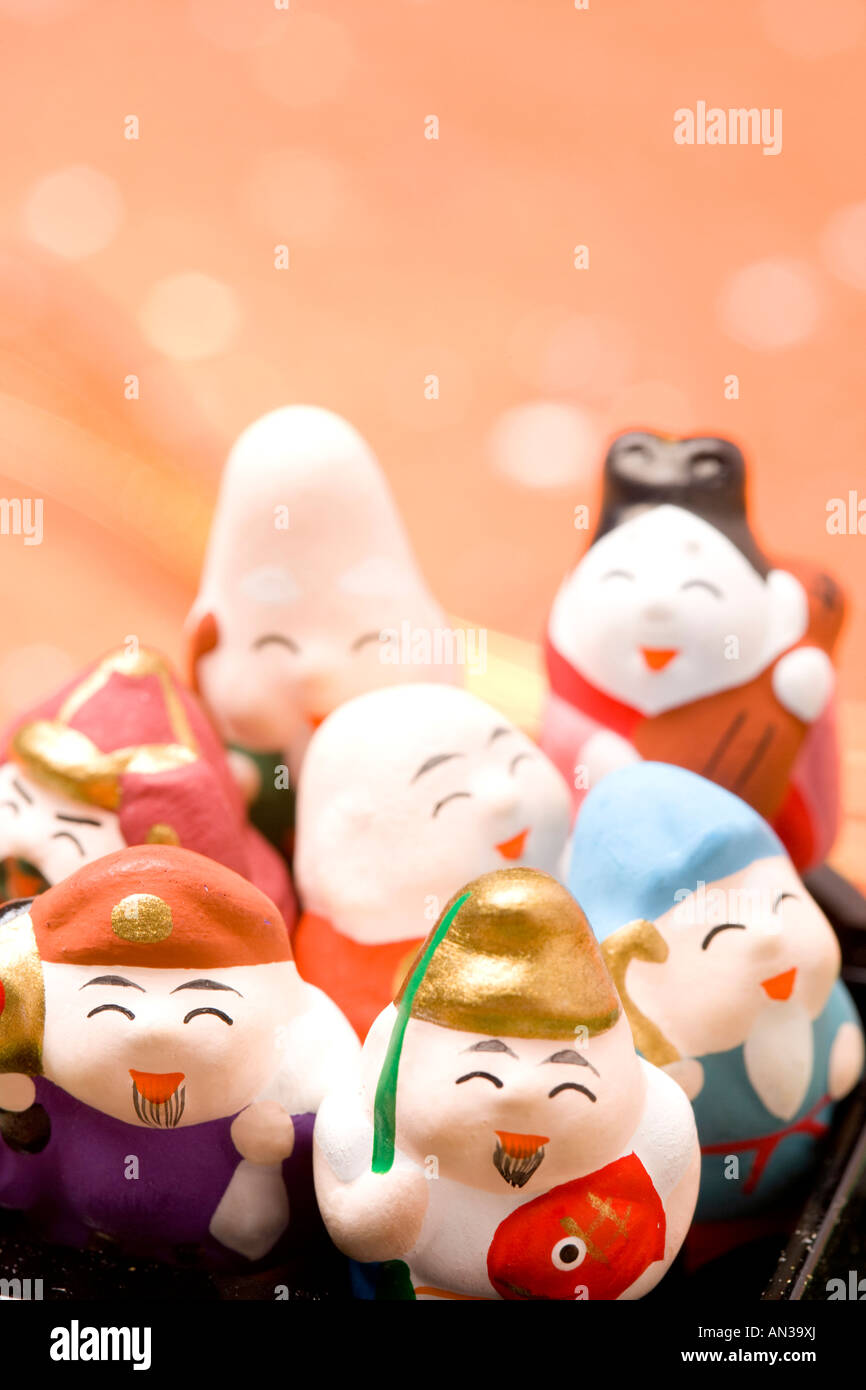 Seven Gods of Good Fortune Stock Photo - Alamy