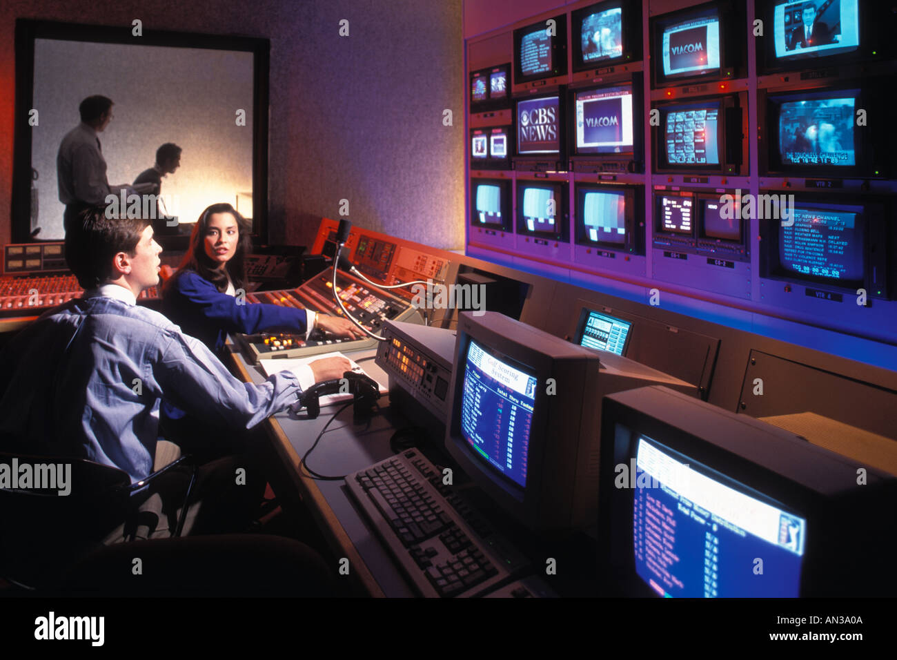 Satellite tracking control room hi-res stock photography and images - Alamy